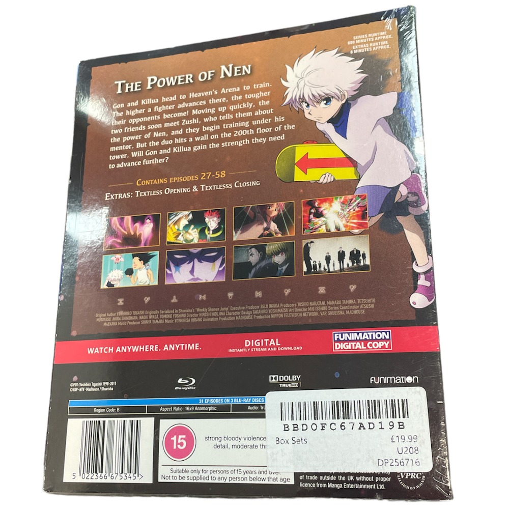 New Funimation Hunter X Hunter: Set 2 (15) 4 Disc - Own4Less